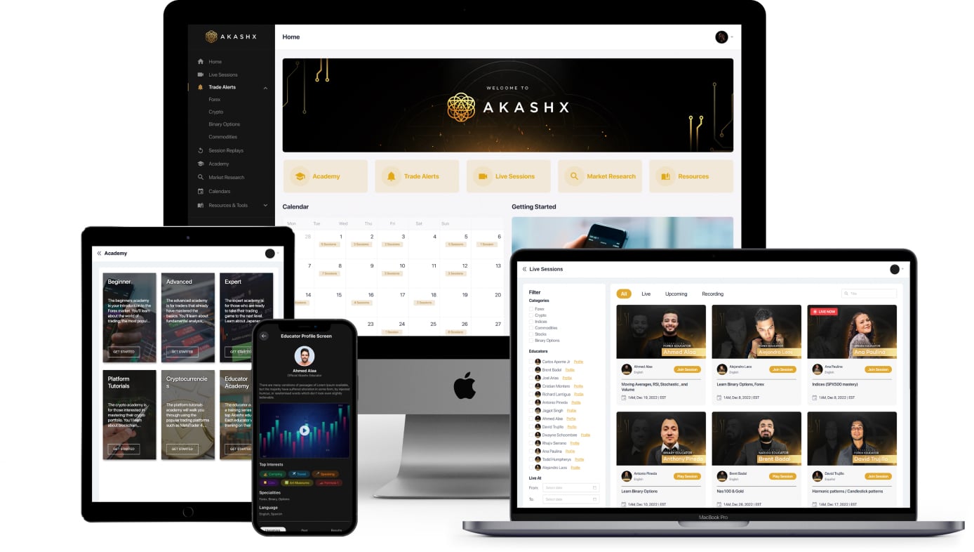 AKASHX Trading Education - Level Up Your Crypto Forex Skills