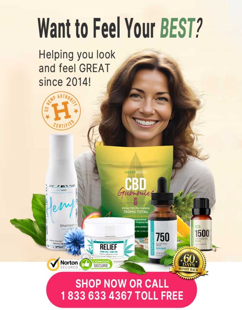 HempWorx Organic CBD Products For Wellness Today